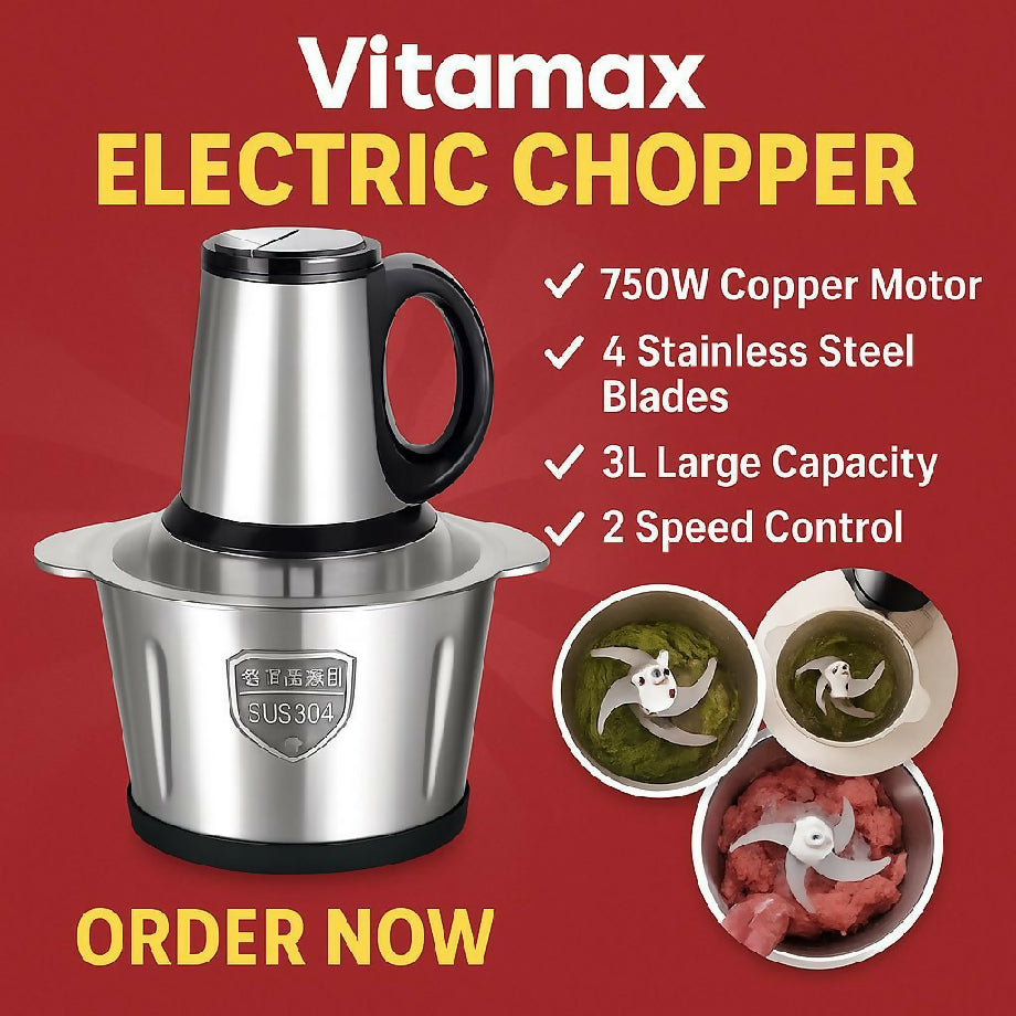 Chopping machine with plastic knife and dryer – EmpowerHer