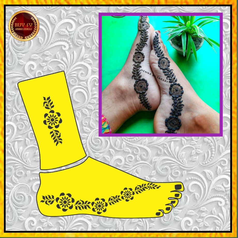 foot Henna design – Empowerher Marketplace